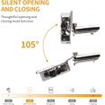 30 Pack 1/2" Overlay 3D Soft Close Concealed Hinge for Face Frame Door ...