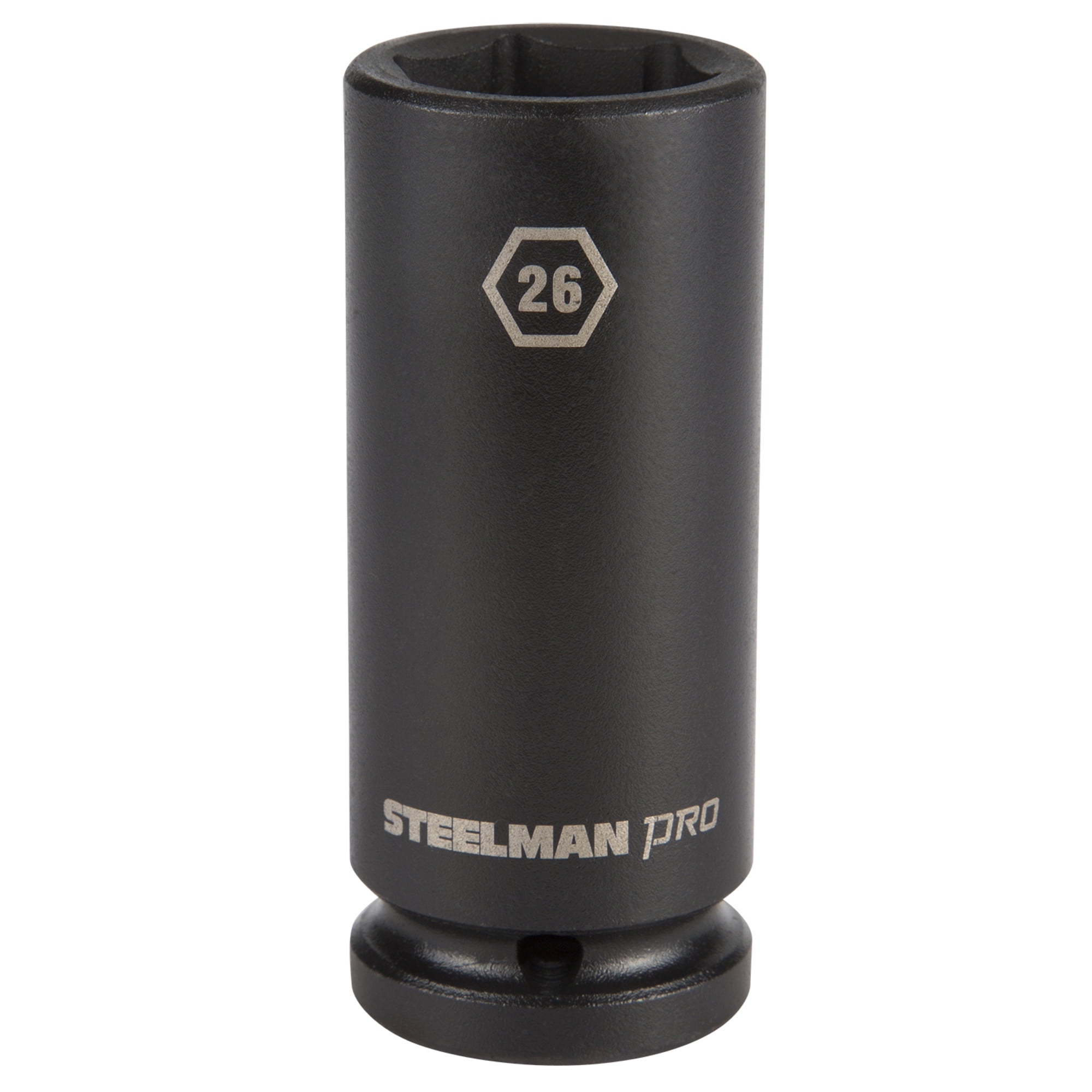 Steelman Pro 3/4 in. Drive 26mm 6 Point Deep Impact Socket 79281 ...