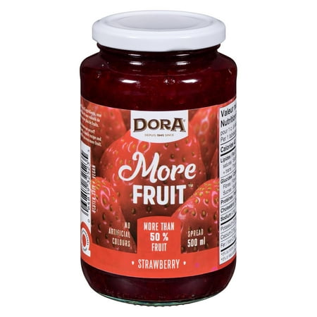 Dora jam more fruit strawberry 12-500ML - Walmart.ca