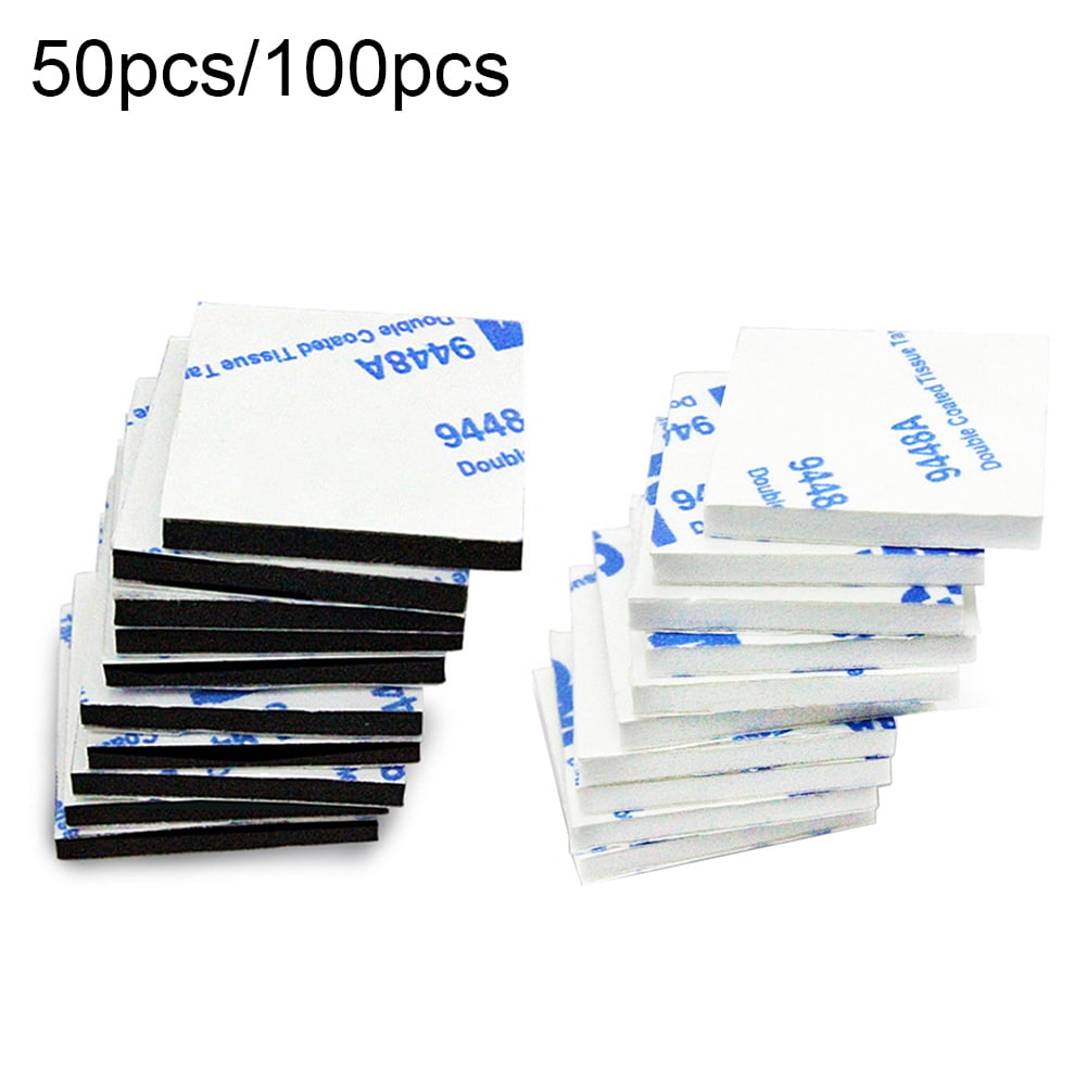 BetterZ 400Pcs Double Sided Foam Tapes Home Waterproof Square Adhesive ...