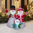 Airblown Christmas Light Snowman Family Scene SM (WM CA) - Walmart.ca