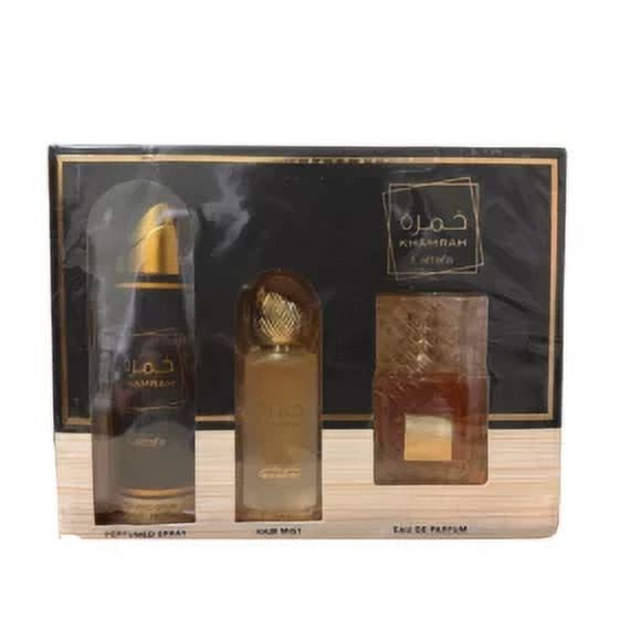 Set Lattafa Khamrah (4 piezas) eau de parfum 100 ml., perfume spray 200 ...