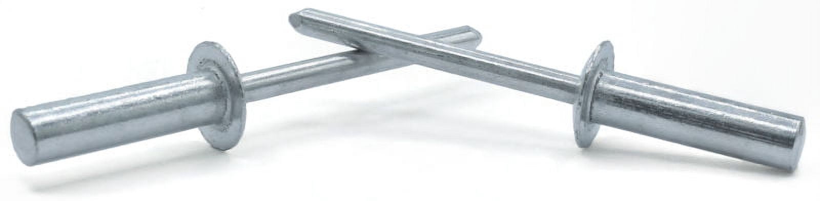 1/4" x .12"-.25" (#84) Closed End Blind Rivets / Aluminum Body / Steel ...