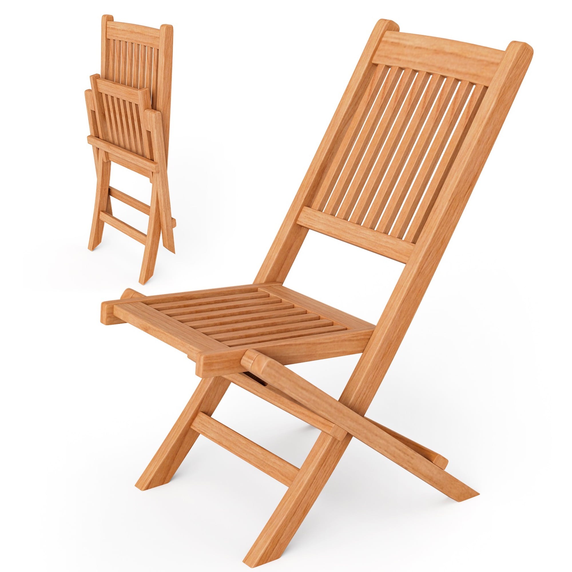 Click here for Gymax Indonesia Teak Wood Outdoor Chair Folding Po... prices