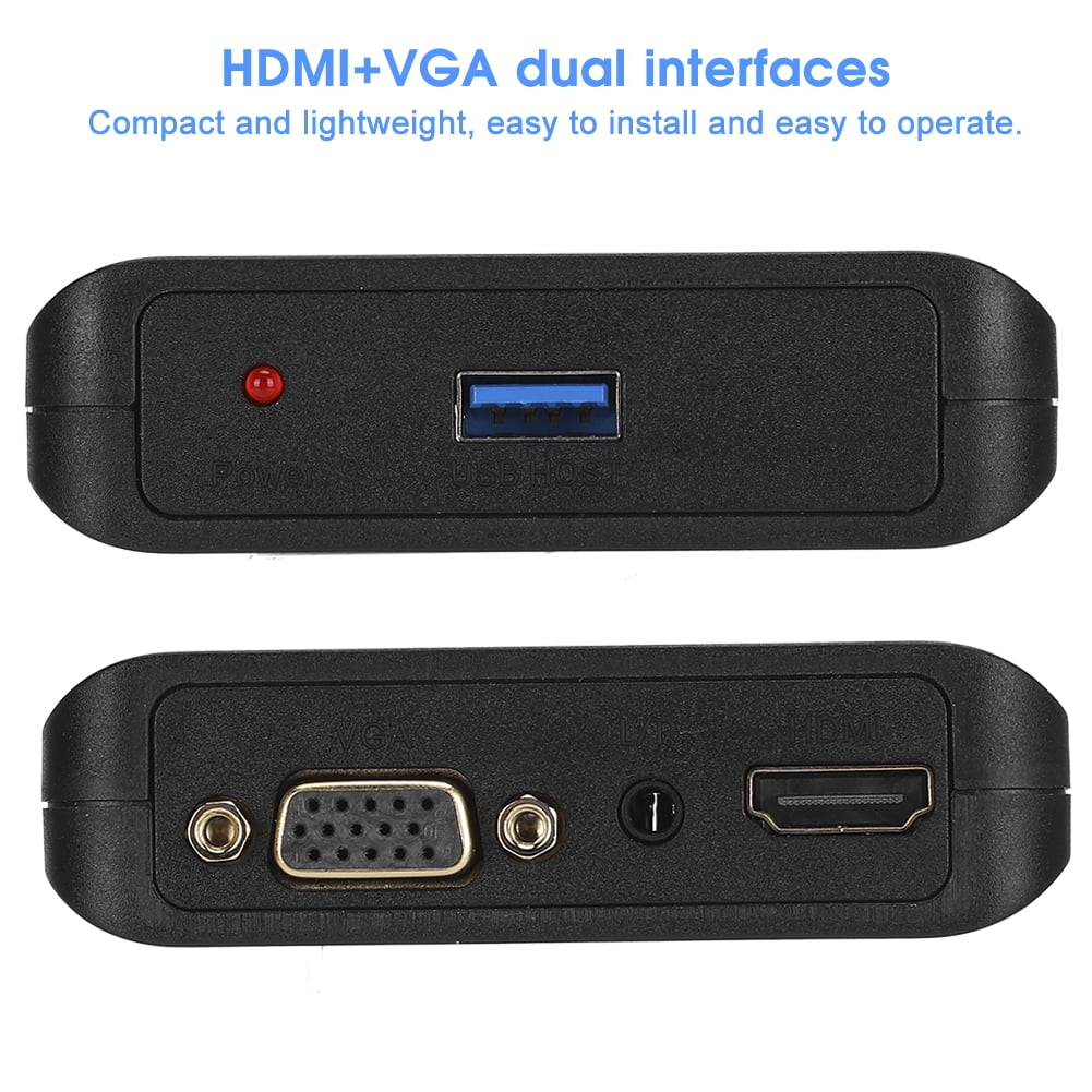 Adaptador USB 3.0 A VGA Converter Extender HD Video Audio Pantalla Adaptador para /Mac OS ...