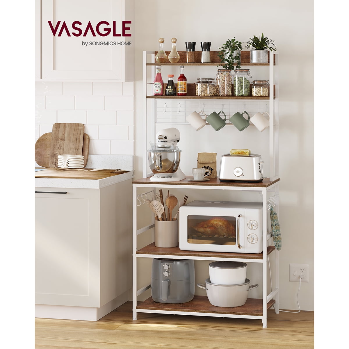 Click here for Vasagle Bakers Rack With Power Outlet  Microwave S... prices