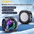 X76Pro Mobile Phone Semiconductor Cooling Radiator Freezable Magnetic ...