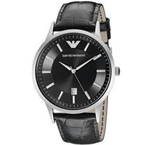 Emporio Armani Black Stainless Steel Chronograph Men's Watch, AR2485 ...