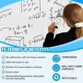 2 Rolls Static Cling Dry Erase Wallpaper Tutuviw Removable Reusable ...