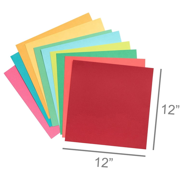 Colored Paper 60 Sheets Textured Cardstock Paper - 28 Rainbow Colors ...