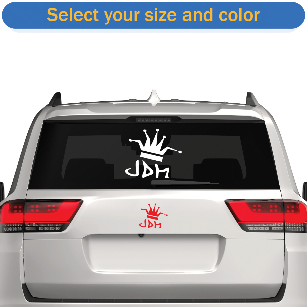 JDM King Sticker Decal Die Cut - Self Adhesive Vinyl - Weatherproof ...