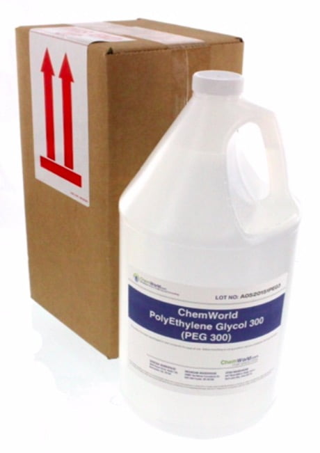 Chemworld PolyEthylene Glycol 300 - PEG 300 - 1 Gallon - Walmart.com