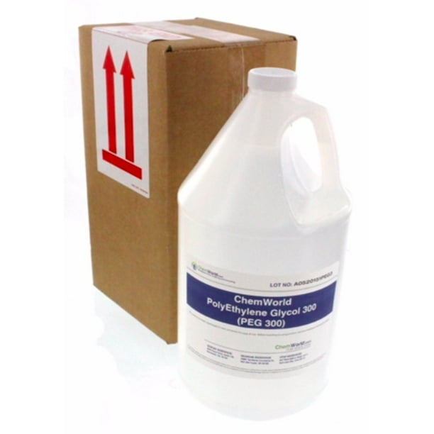 Chemworld PolyEthylene Glycol 300 - PEG 300 - 1 Gallon - Walmart.com