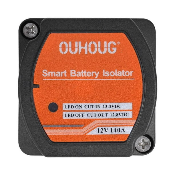Upgraded SPLIT CHARGE RELAY 12V 140 AMP VOLTAGE SENSITIVE CAMPERS ...