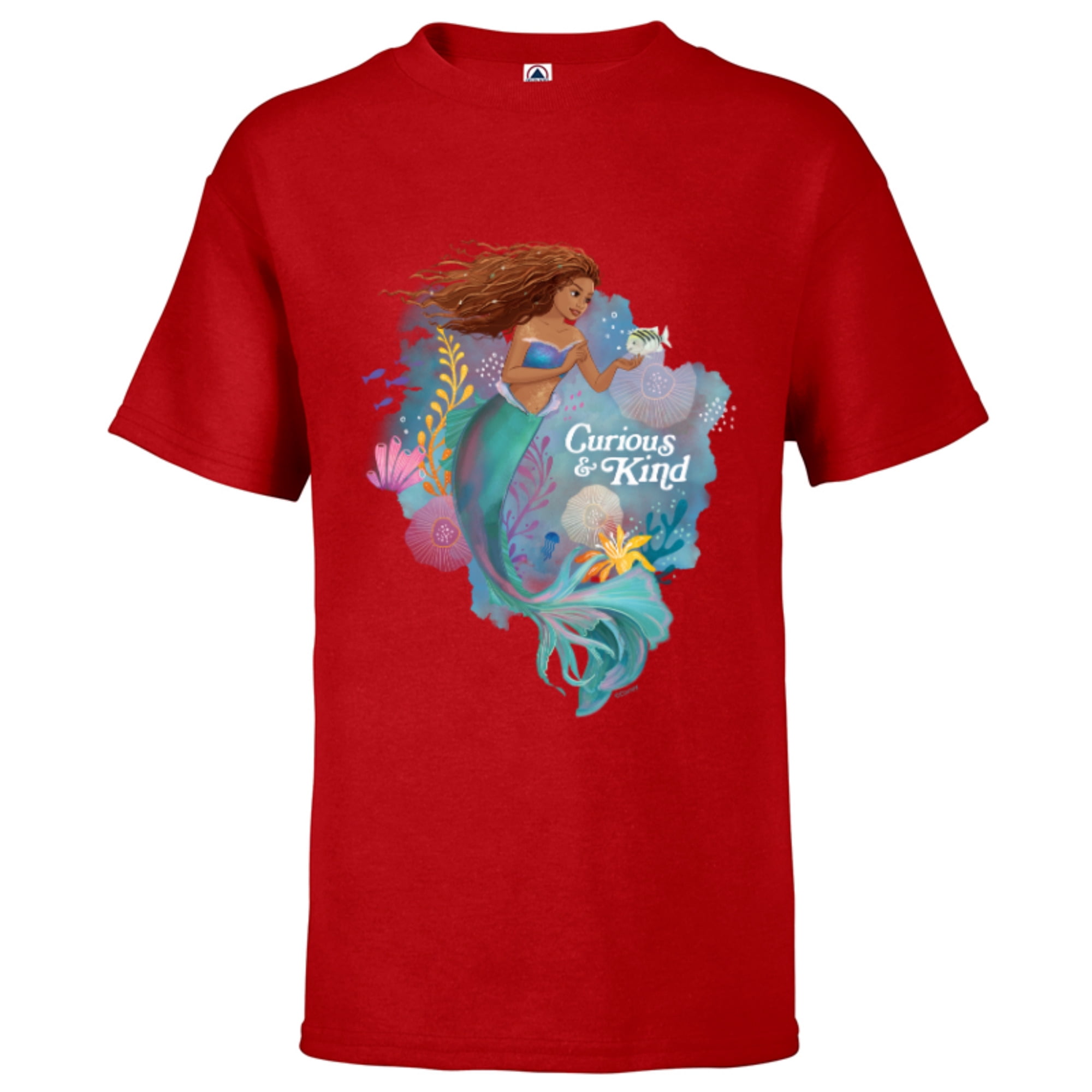 Disney The Little Mermaid Ariel Curious & Kind - Short Sleeve T-Shirt ...
