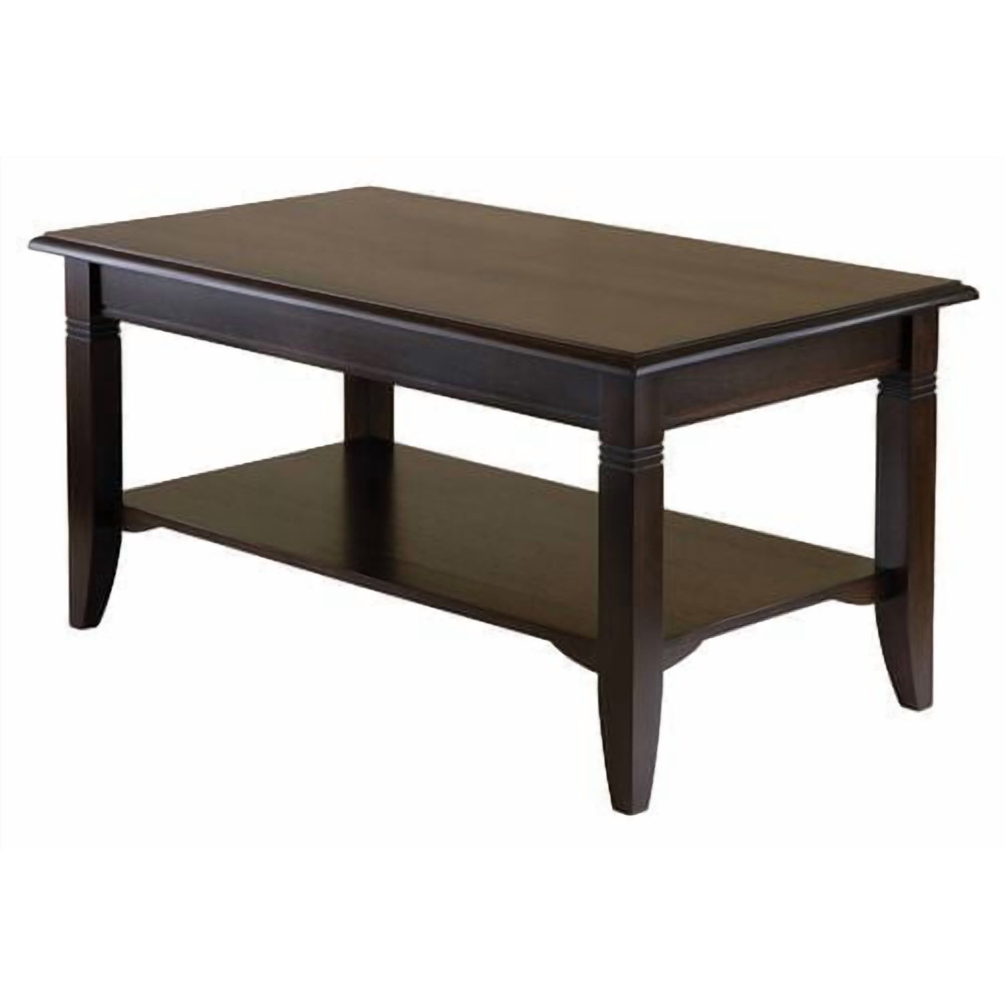 Click here for Winsome Nolan Coffee Table In Cappuccino Finish -... prices