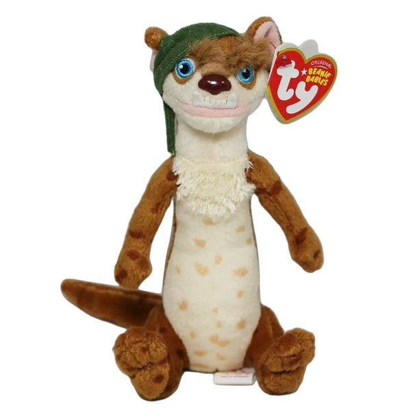 Ty Beanie Baby: Buck the Weasel - Ice Age | Stuffed Animal | MWMT's ...