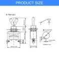 Toggle Switches 2/3/4/6Pin 2 3 Position ON-OFF-ON / ON-OFF 12mm ...