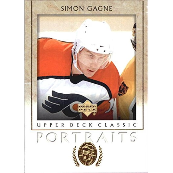 2002-03 Upper Deck Classic Portraits #74 Simon Gagne NHL Hockey Trading ...