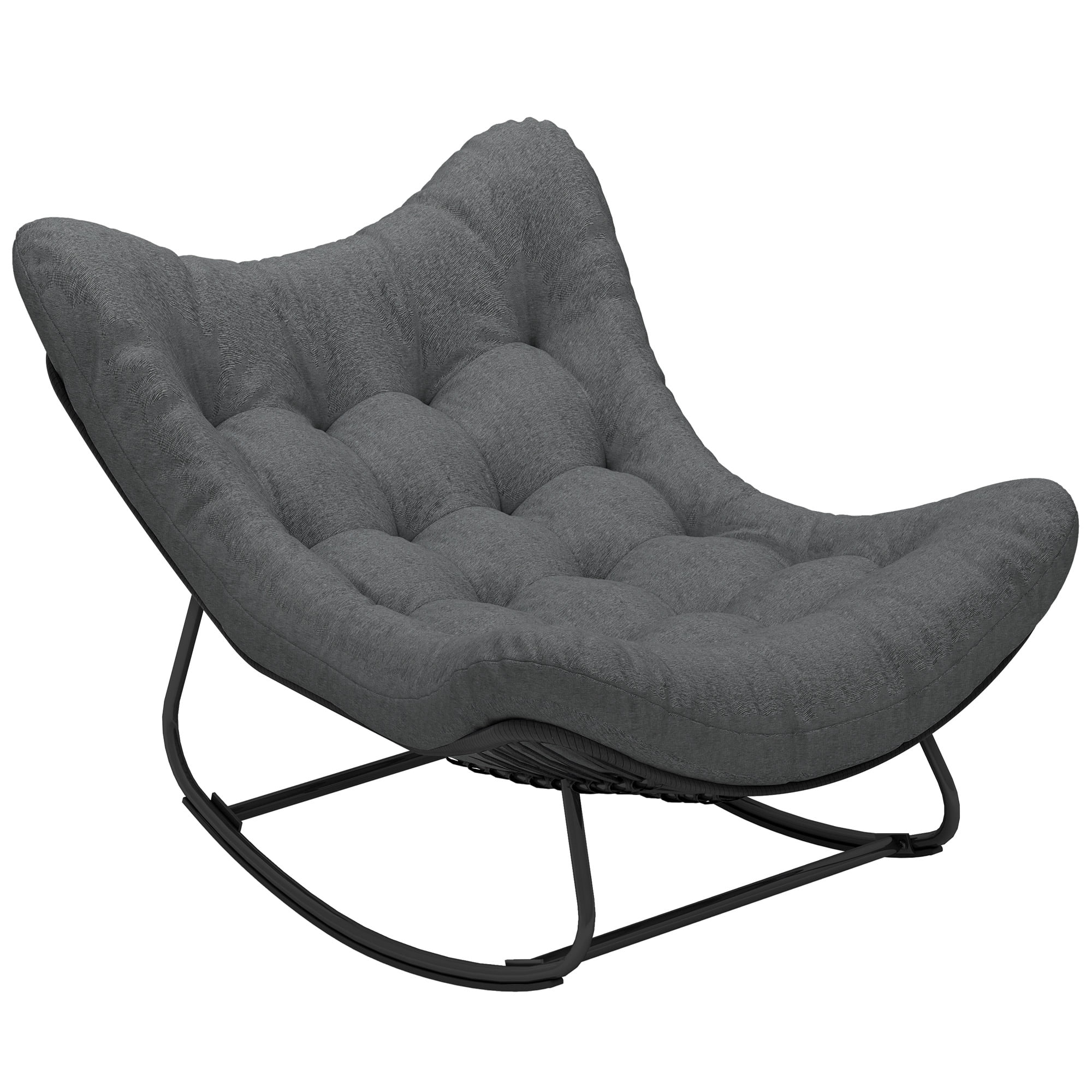 Click here for Outsunny Outdoor Rocking Chair  Oversized Patio Eg... prices