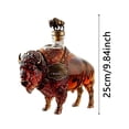 Bison Spirit A Bold Statement in Every Sip Whiskey Bottle Decanter for ...