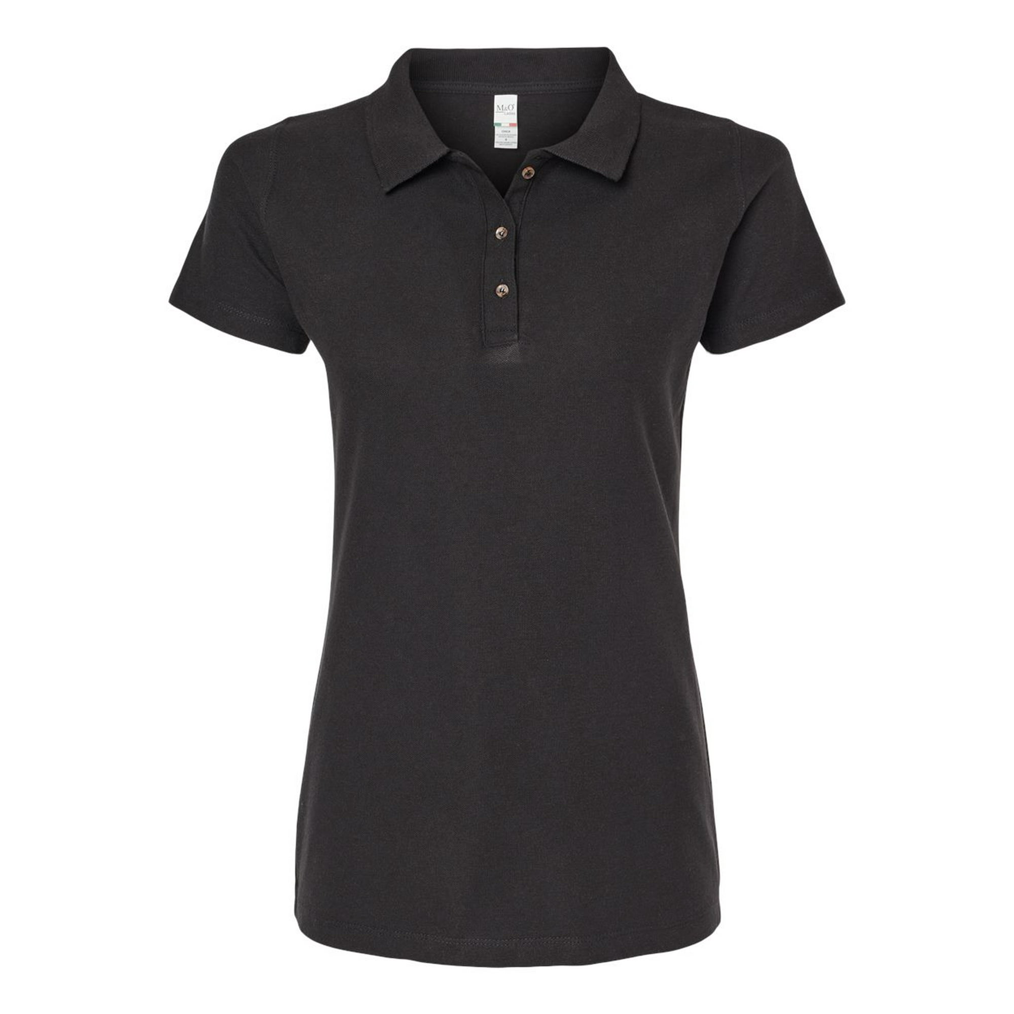 Click here for M & o 7600 Womens Ringspun Polo prices