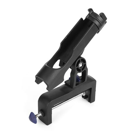 Boat Fishing Rod Holder,Adjustable 360-Degree Rotation Nylon Clamp ...