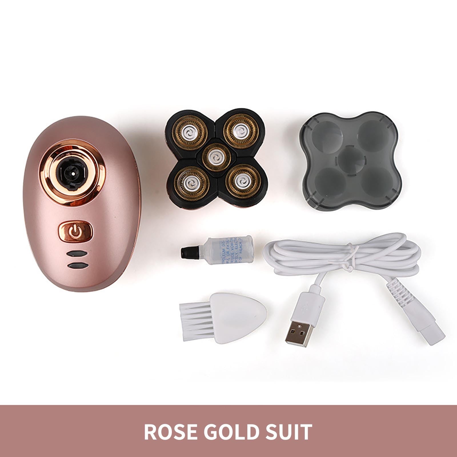 Electric Shaver Rechargeable Self Assistant Shaver, Electric Head Hair ...