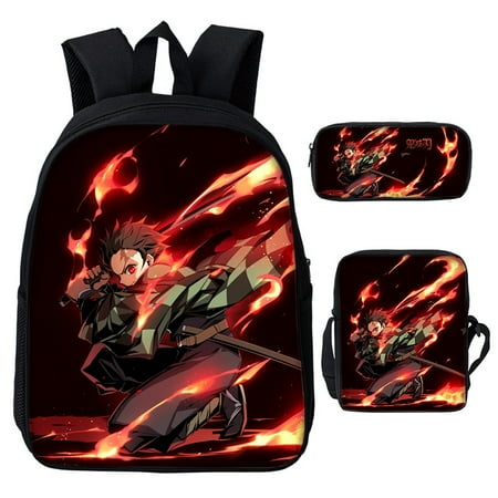 Demon Slayer Bag Kimetsu No Yaiba Backpack Cartoon School Bags ...