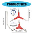 5Pcs Bikes Spokes Wrench Kits Steel Bikes Rims Correct Tool Bicycles ...