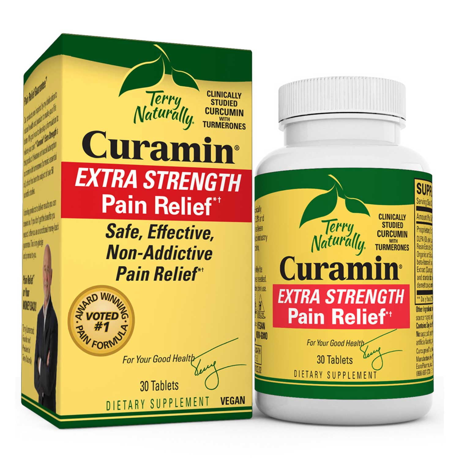 Terry Naturally Curamin Extra Strength - 30 Tablets - Walmart.com