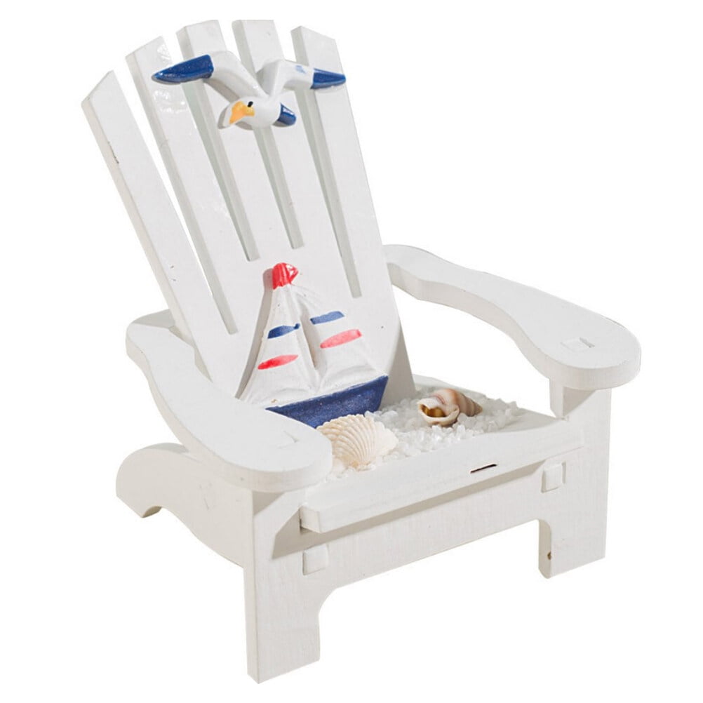 NUOLUX Mediterranean Style Beach Chair Ornaments Beach Chair Decor ...