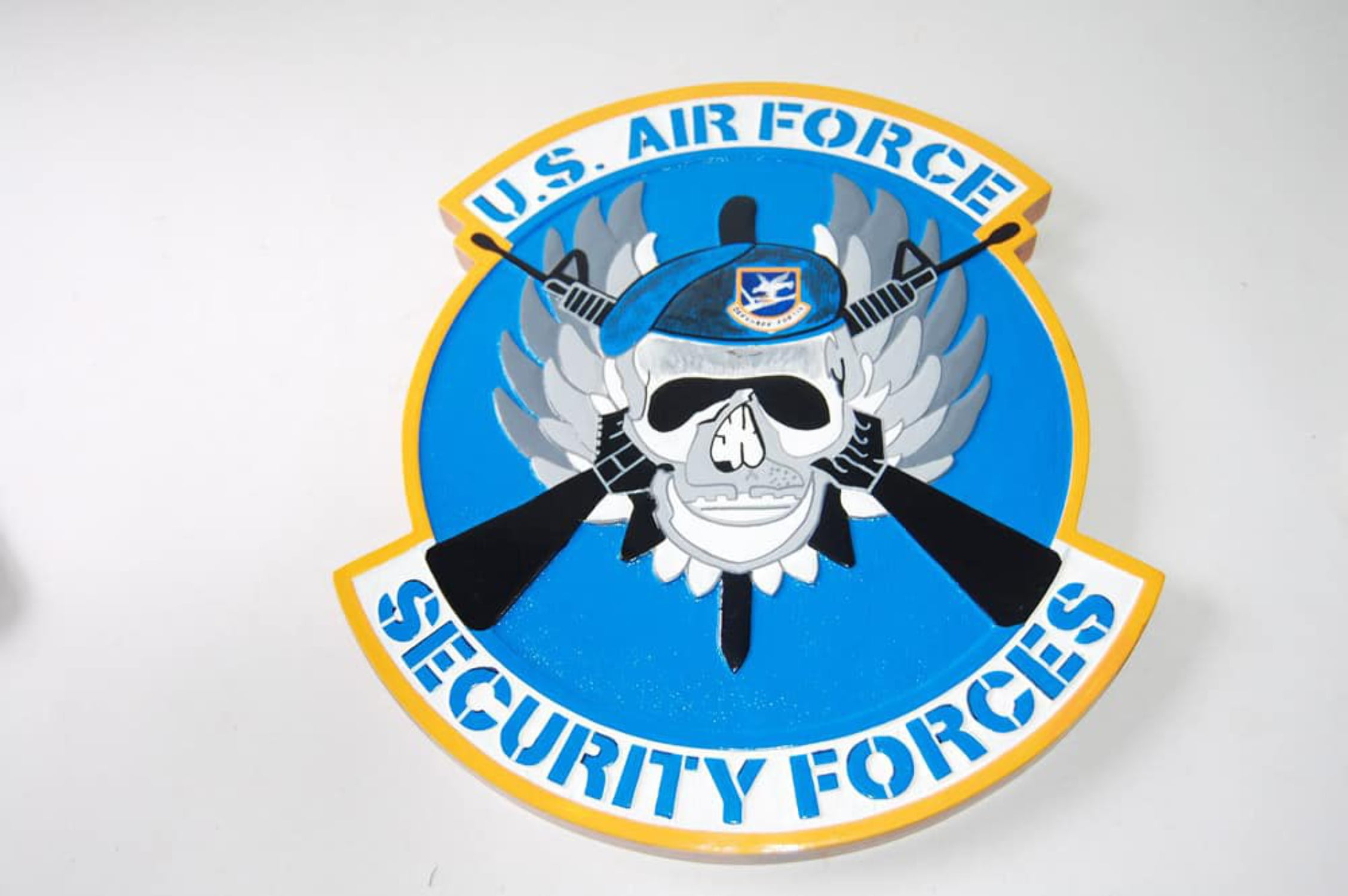 Usaf Security Forces Logo Skull