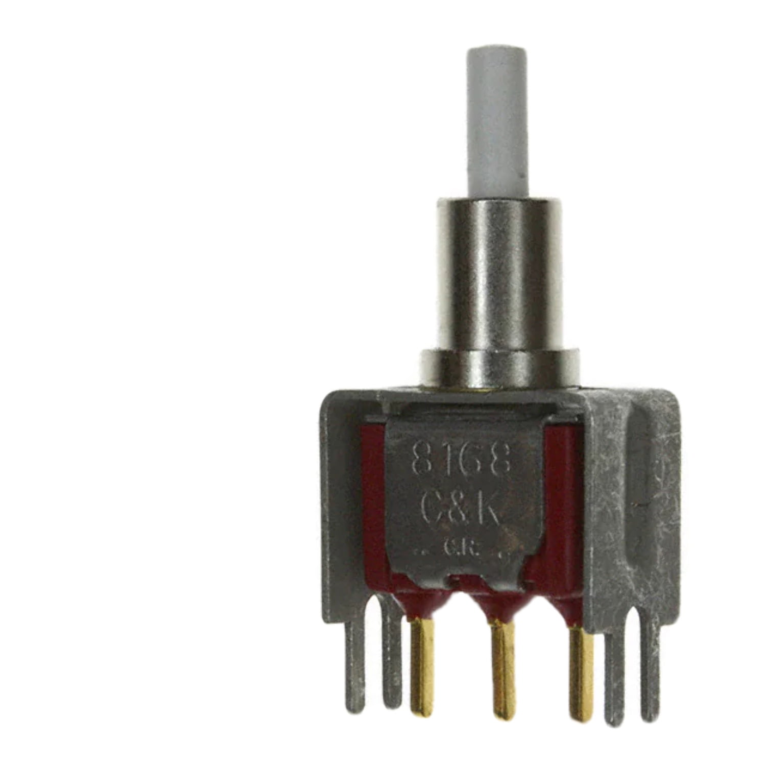 8168SH9V3BE2 Pushbutton Switch SPDT 0.4VA 20V Standard Through Hole ...