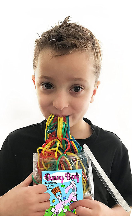 Bunny Barf Rainbow Lace Licorice Funny Unique Easter Basket Stuffer Candy Gift Birthday for Girl ...