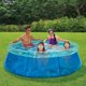 Funsicle 8 ft 3D Fun QuickSet Above Ground Swimming Pool, Round, Age 6 ...