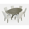 Jofran Telluride Contemporary Rustic Farmhouse Seven Piece Dining Table ...