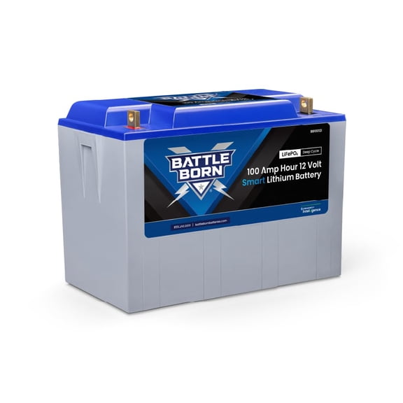 Battle Born Batteries Lithium-Ion (LiFePO4) Deep Cycle 12V Battery ...