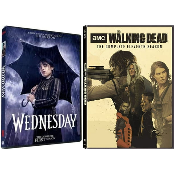 Wednesday Season 1 & Walking Dead Season 11 (DVD) -English Only ...