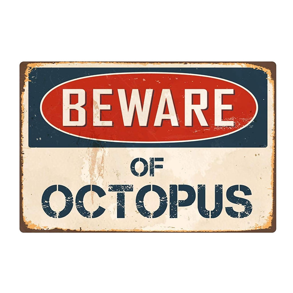 Click here for Unbranded Home Sign Wall Decor Beware Of Octopus M... prices