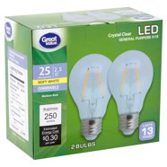 Great Value LED Soft White Medium Base R14 4 Watts - Walmart.com