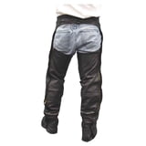 Redline Men's Goat Skin Leather Motorcycle Chaps w/ Gator Liner M ...