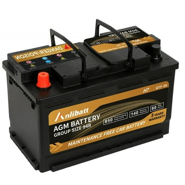 EverStart Platinum BOXED AGM Battery, Group Size 51R 12 Volt, 435 CCA ...