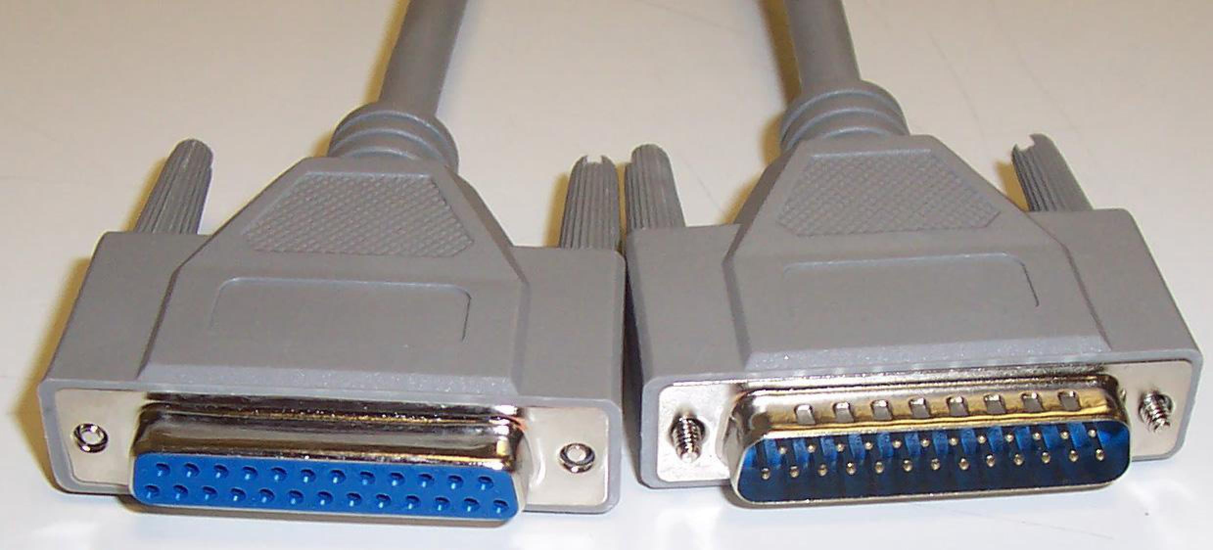 PRO SIGNAL - 25 Pin D-Sub (DB25) Male to Female Lead, 10m Wired 1-1 ...