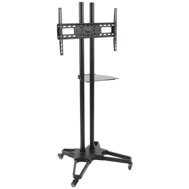 Displays2go Mobile TV Stand for 37" to 70" Flat Screen Monitors, Height ...