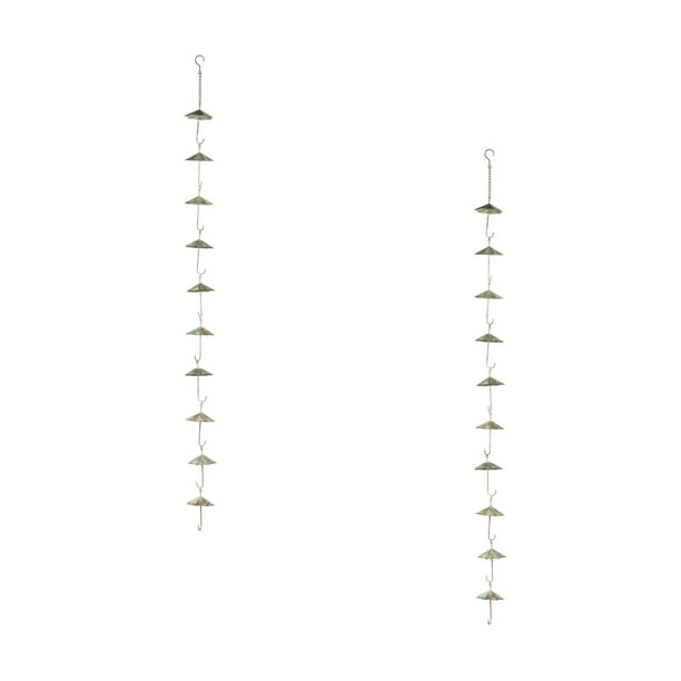 Home Decorative Rain Chain (Set of 2) 72"L Iron - Walmart.com