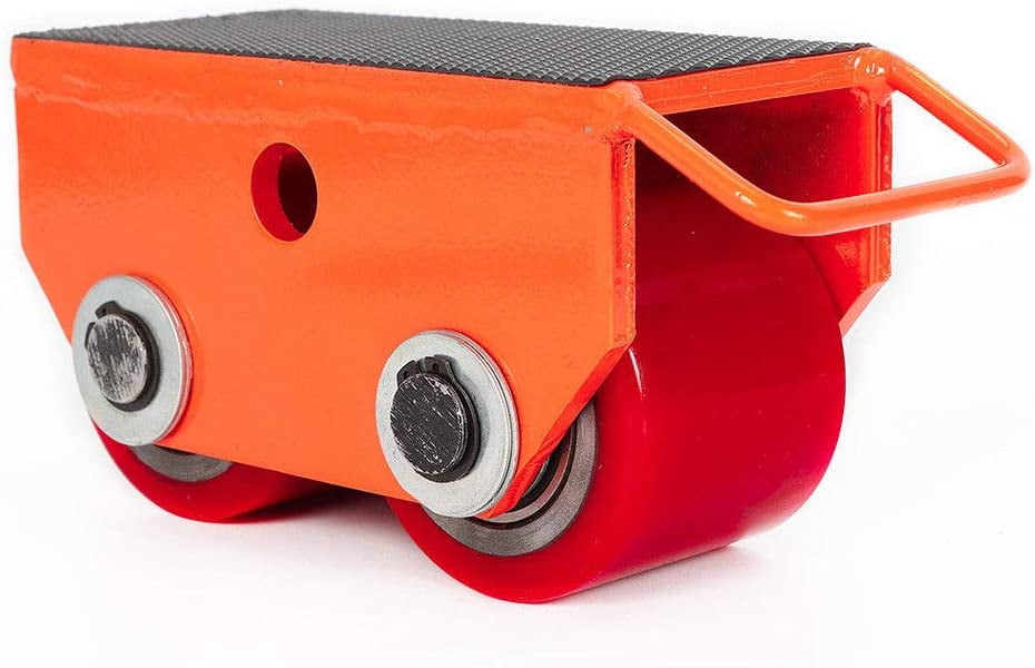 MONIPA Red 2.5T 5500lb Industrial Heavy Duty Machine Dolly Skate Roller ...