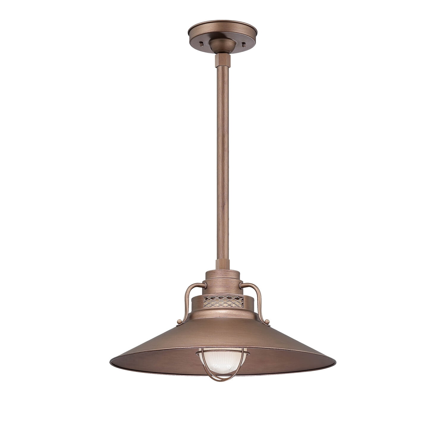Millennium Lighting Stem Hung Railroad Shade, Copper - Walmart.com