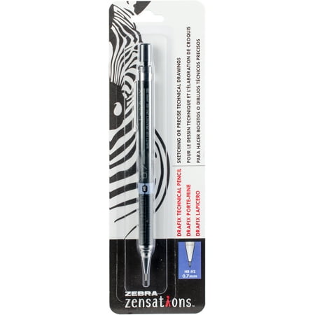Zebra Zensations Drafix Technical Mechanical #2 Pencil-0.7Mm | Walmart ...