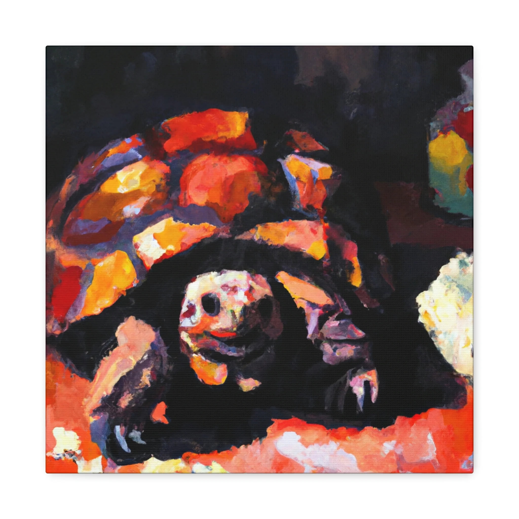 Tortoise in Fauvism - Canvas - Walmart.com